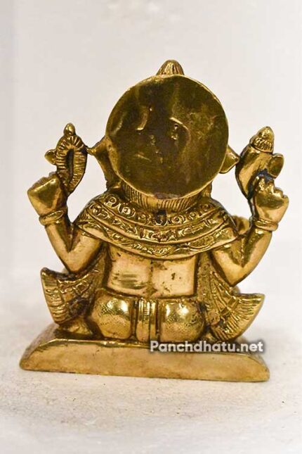 Ganesha Good Luck God Statue Religious - Panchdhatu