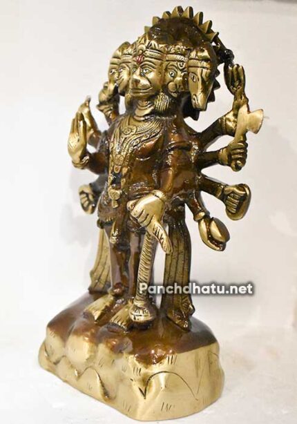 Lord Panchmukhi Hanuman Standing Murti
